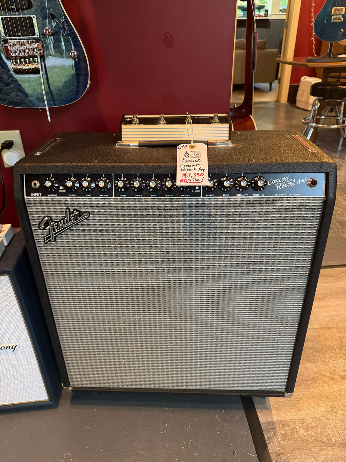 Fender Concert Reverb 4×10 All Tube Amp *SOLD* – Big Hit Guitars
